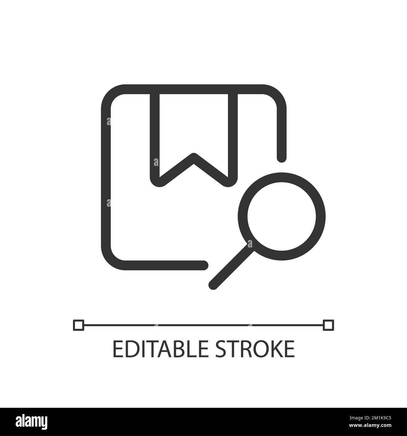 Find parcel pixel perfect linear ui icon Stock Vector Image & Art - Alamy