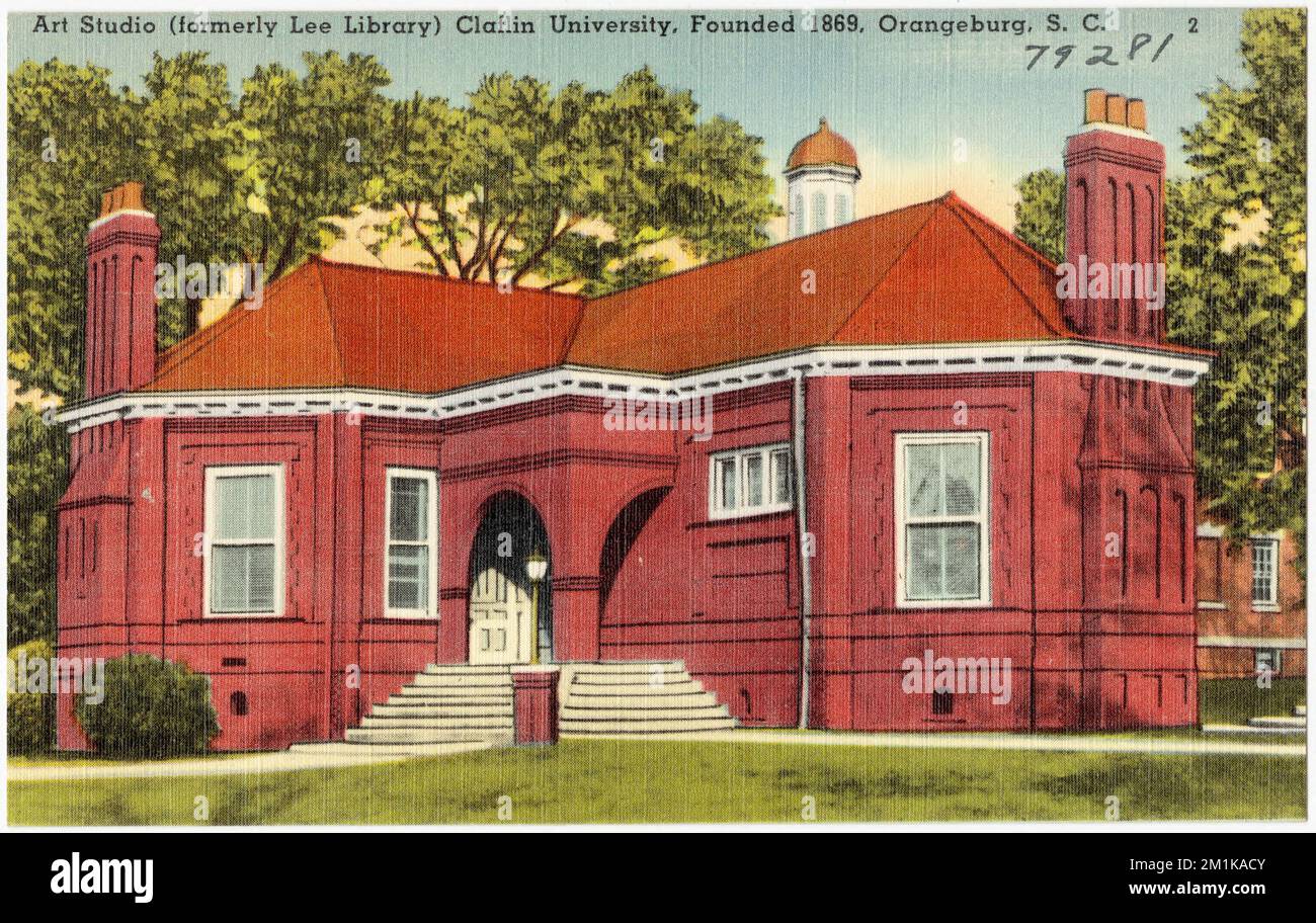 Art Studio (formerly Lee Library) Claflin University, founded 1869 ...