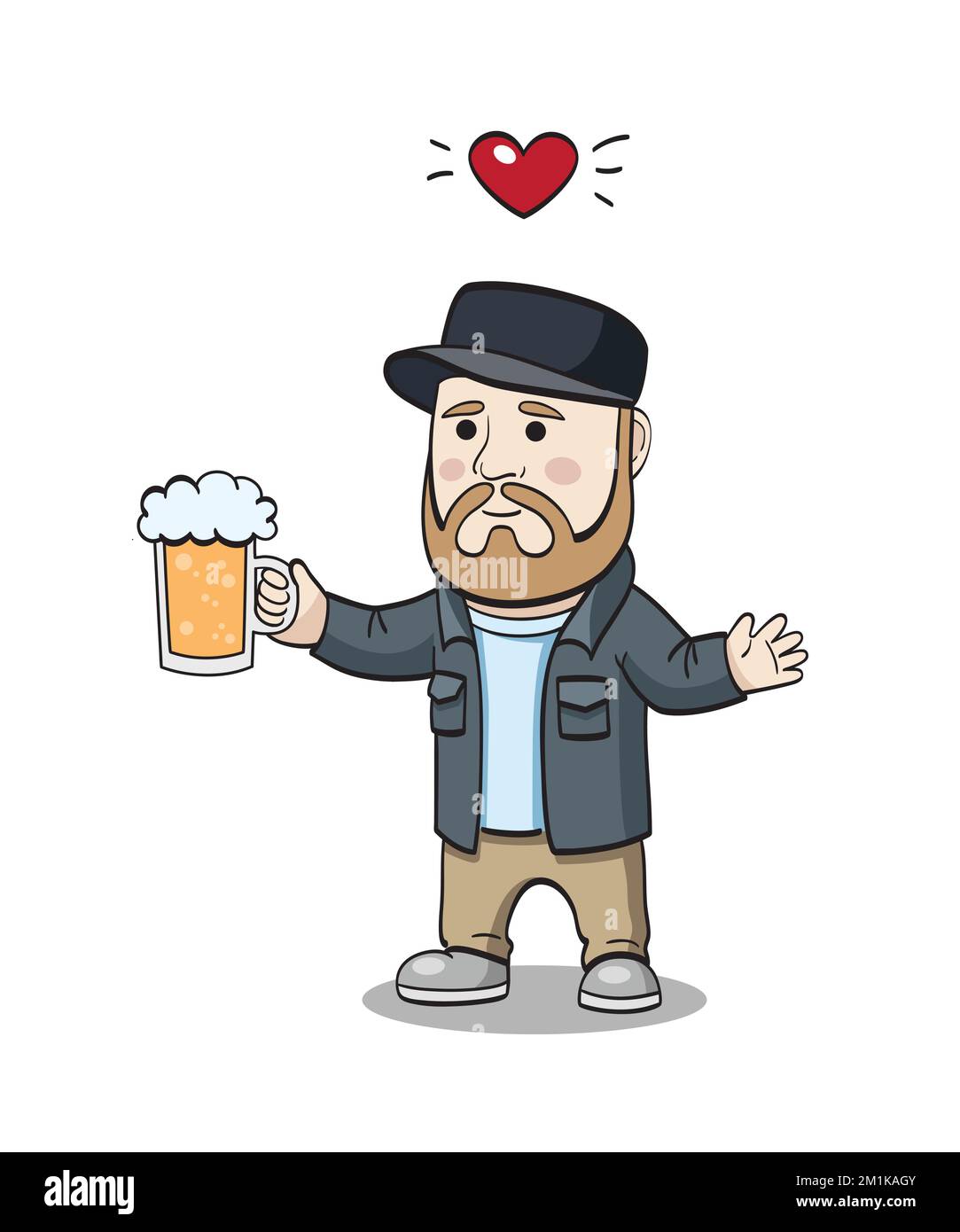 British Man Clipart Face