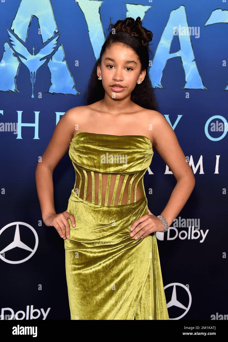 Los Angeles, USA. 12th Dec, 2022. Jordyn Curet walking the red carpet ...