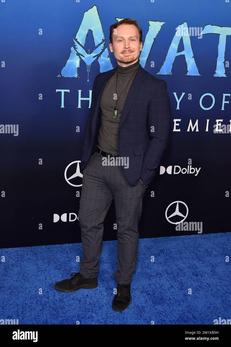 Los Angeles, CA on December 12, 2022. Coy Jandreau walking the red ...