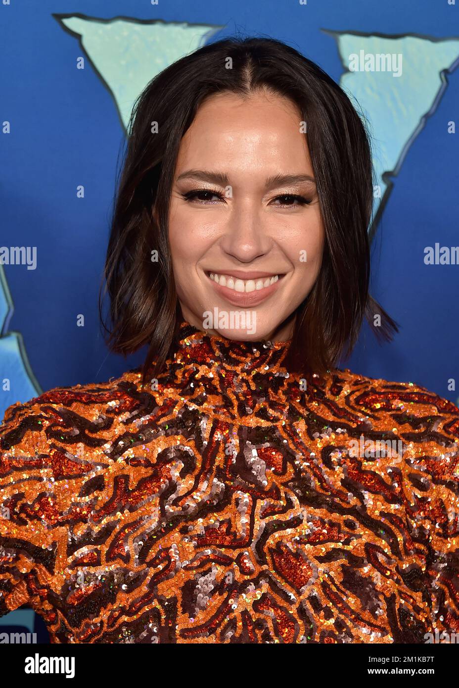 Los Angeles, CA on December 12, 2022. Liv Lo walking the red carpet at ...