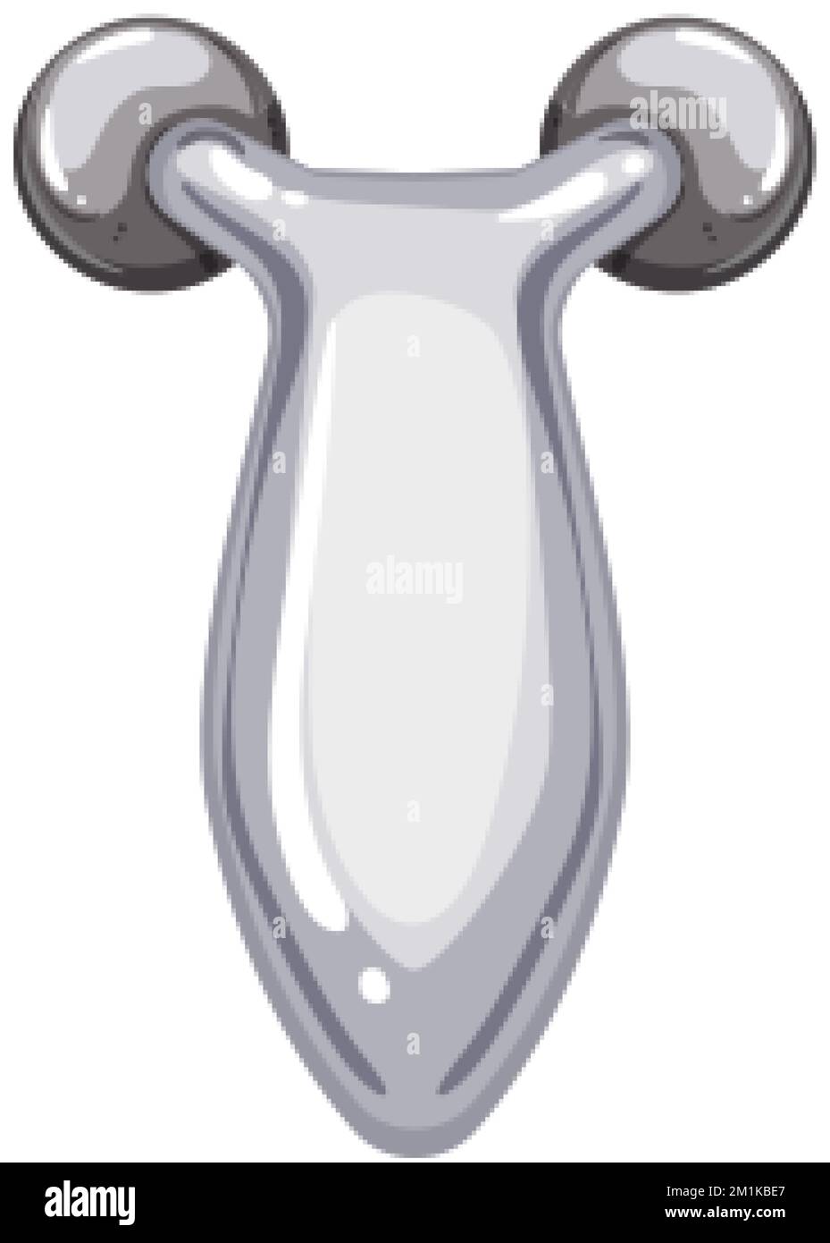 facial face massager cartoon vector illustration Stock Vector Image ...