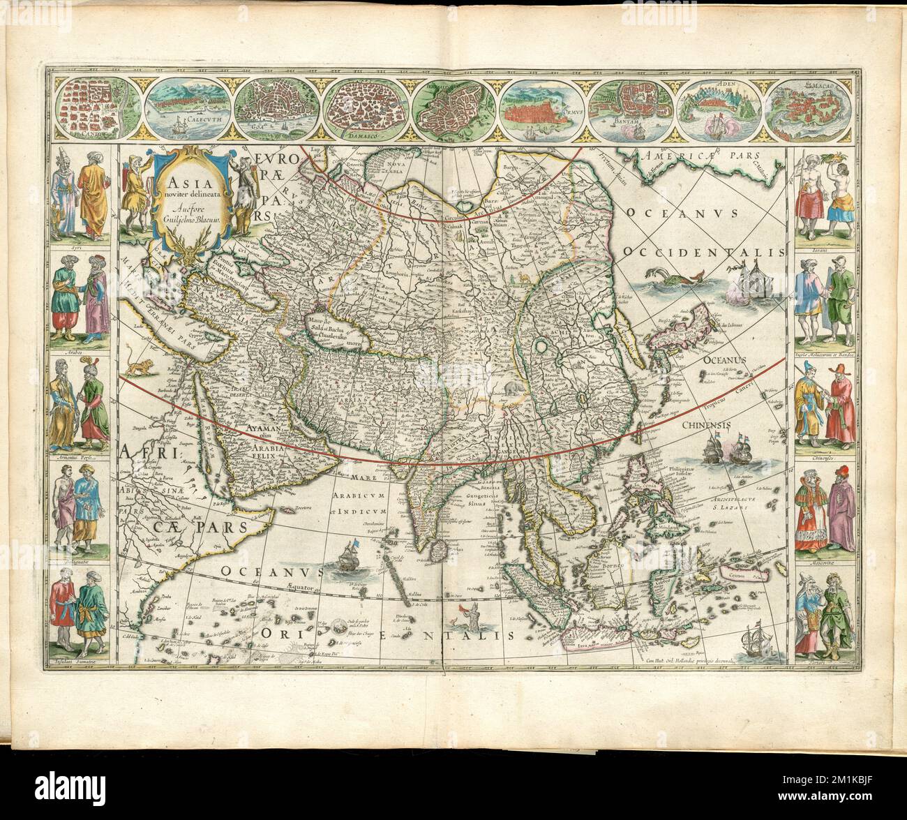 Asia noviter delineata , Asia, Maps, Early works to 1800 Norman B ...