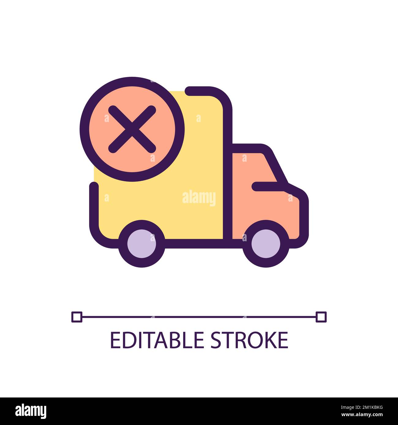 Failed delivery Stock Vector Images - Alamy