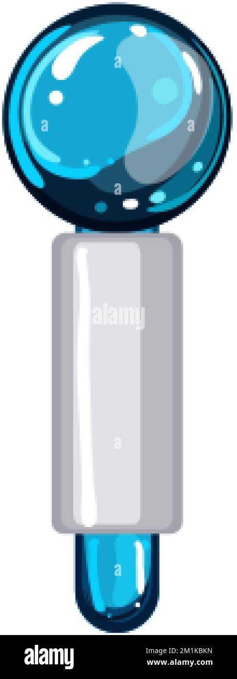 Woman Face Massager Cartoon Vector Illustration Stock Vector Image 1699