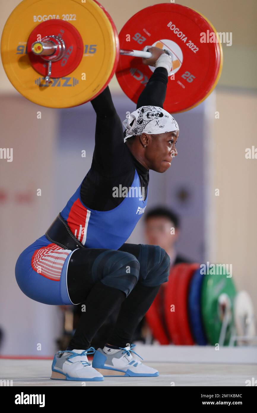 Bogota, Colombia. 12th Dec, 2022. Marie Josephe Fegue of France ...