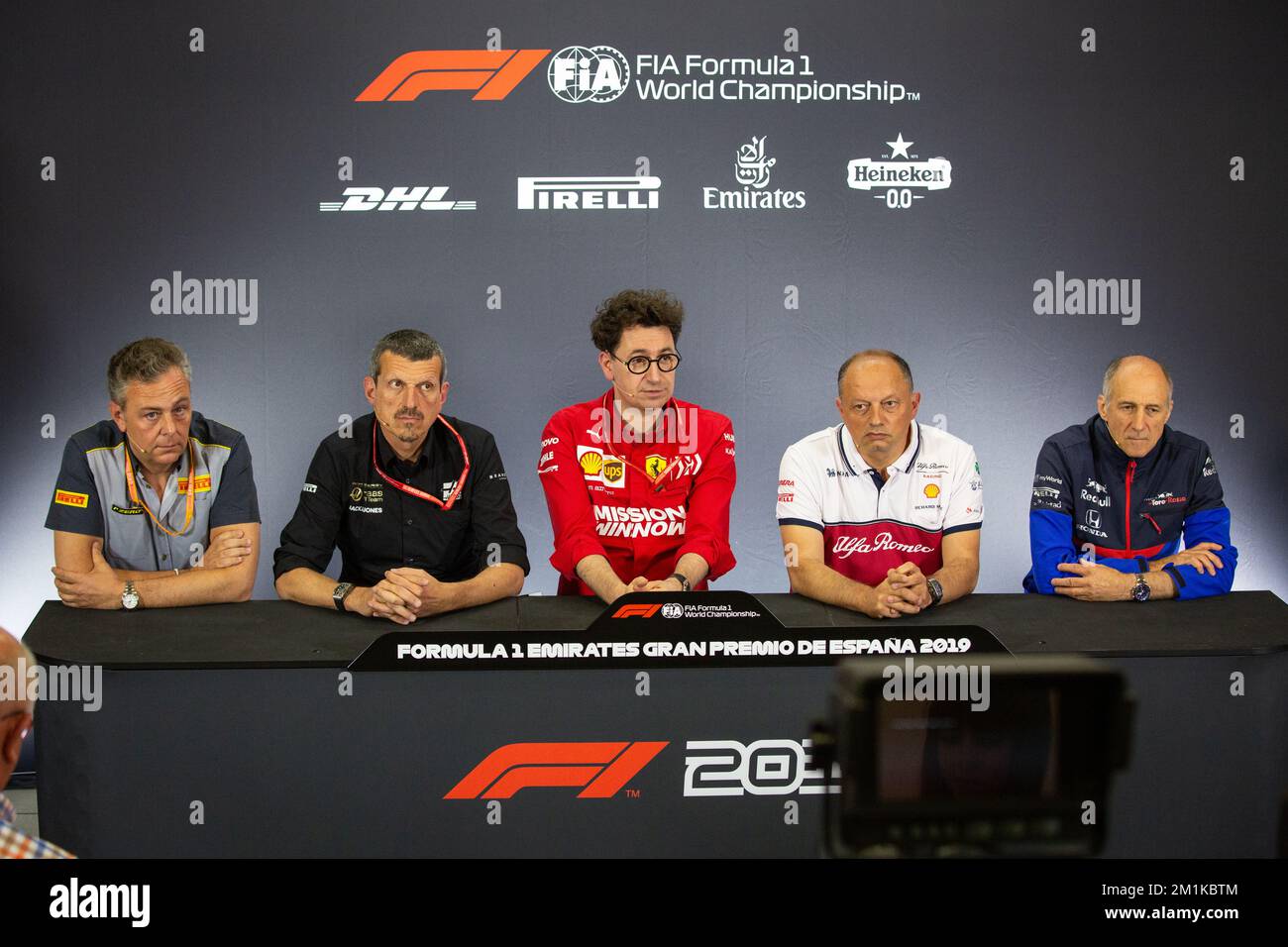 Toro rosso team manager franz tost at the catalunya circuit hi-res ...
