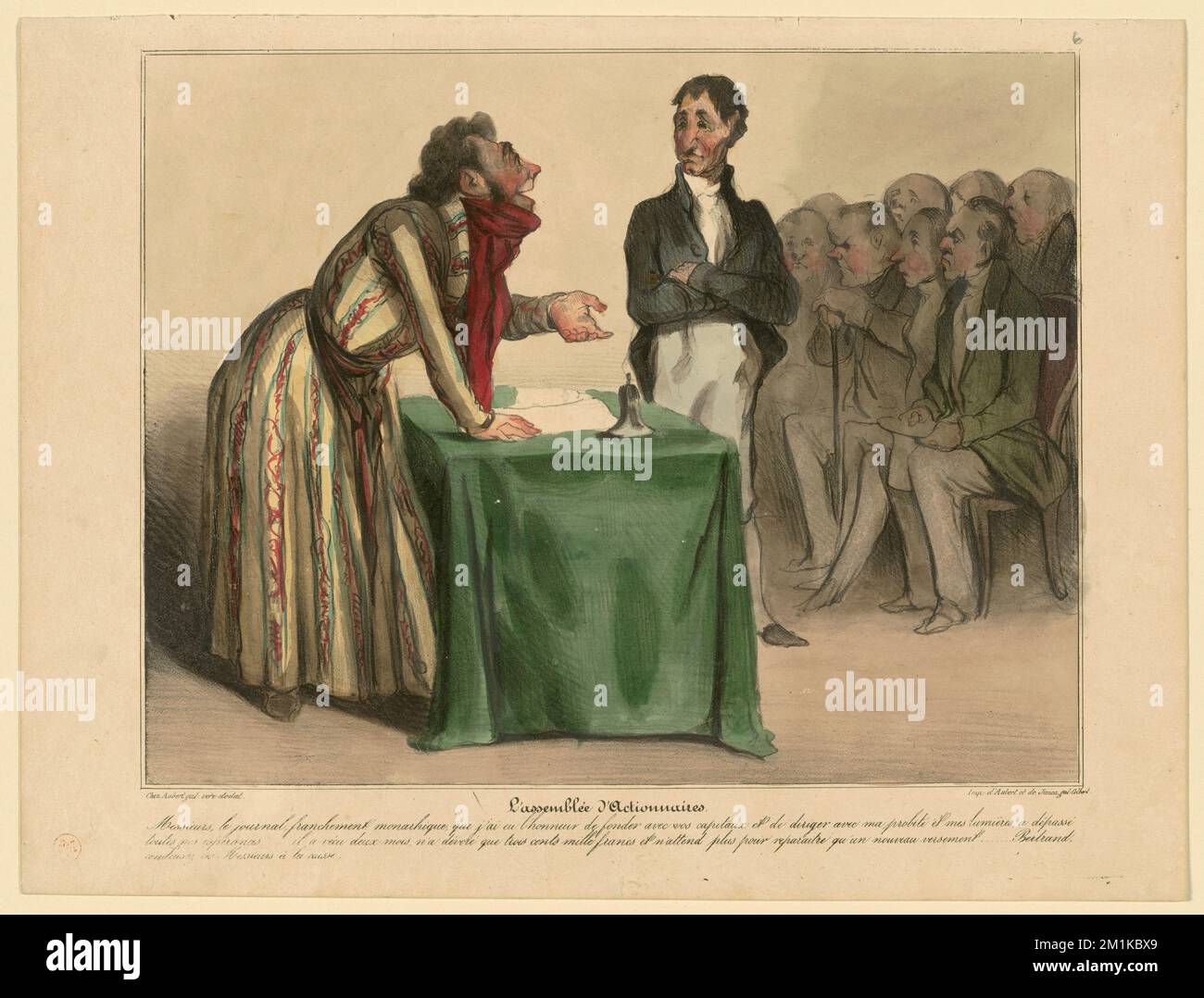 L'Assemble d'actionnaires , Fictitious characters, Macaire, Robert ...