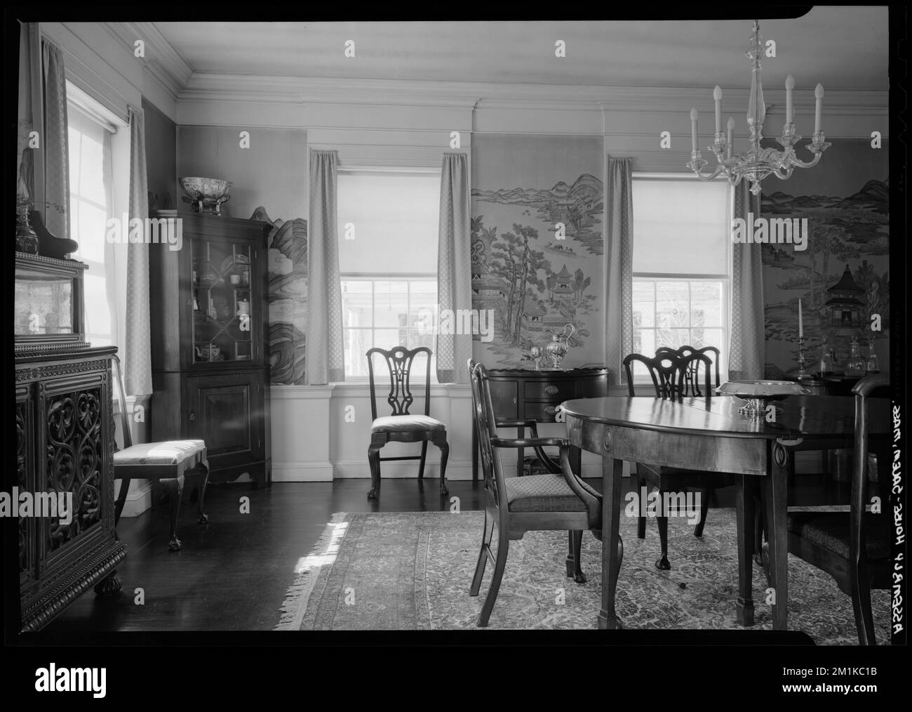Assembly House, Federal Street, Salem: interior, dining room , Dining ...
