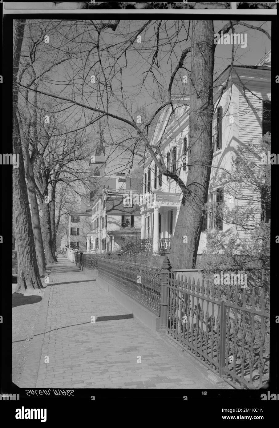 Assembly House, Federal Street, Salem: exterior , Sidewalks, Houses ...