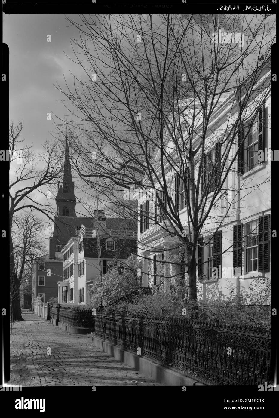 Assembly House, exterior, Federal Street, Salem, MA , Dwellings, Fences ...