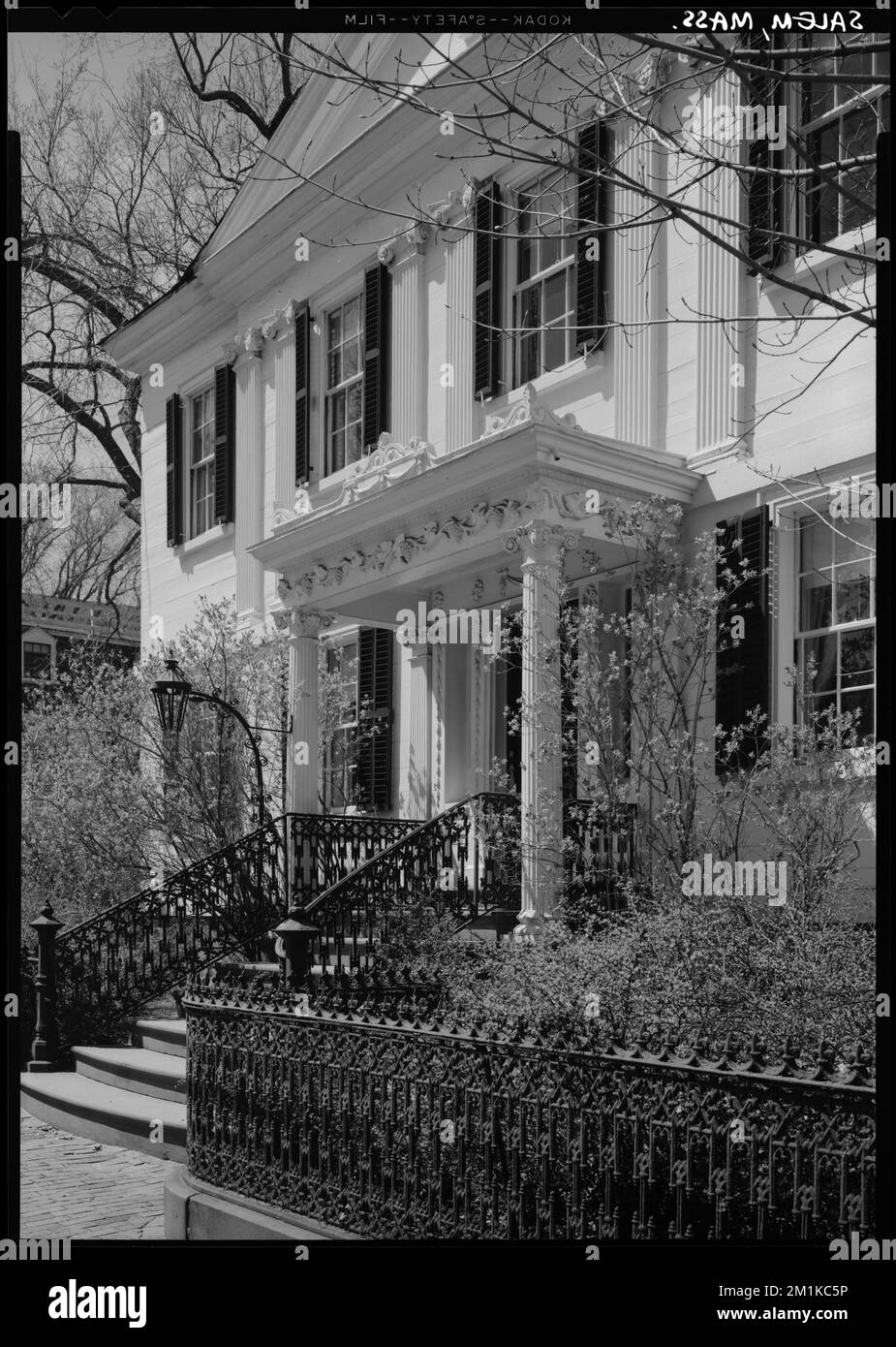 Assembly House, Salem, Mass. , Dwellings, Fences. Samuel Chamberlain ...