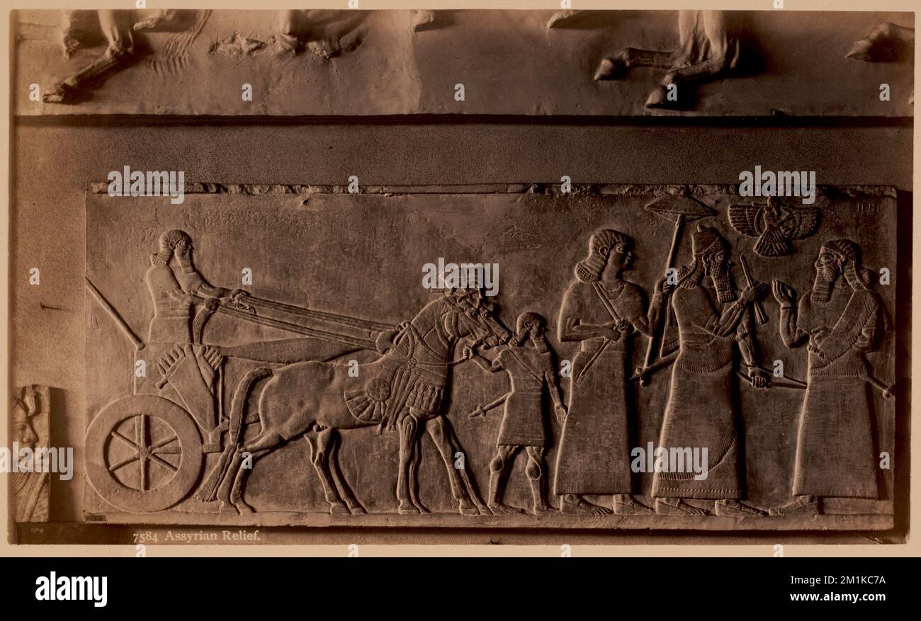 Assyrian bas relief hi-res stock photography and images - Alamy