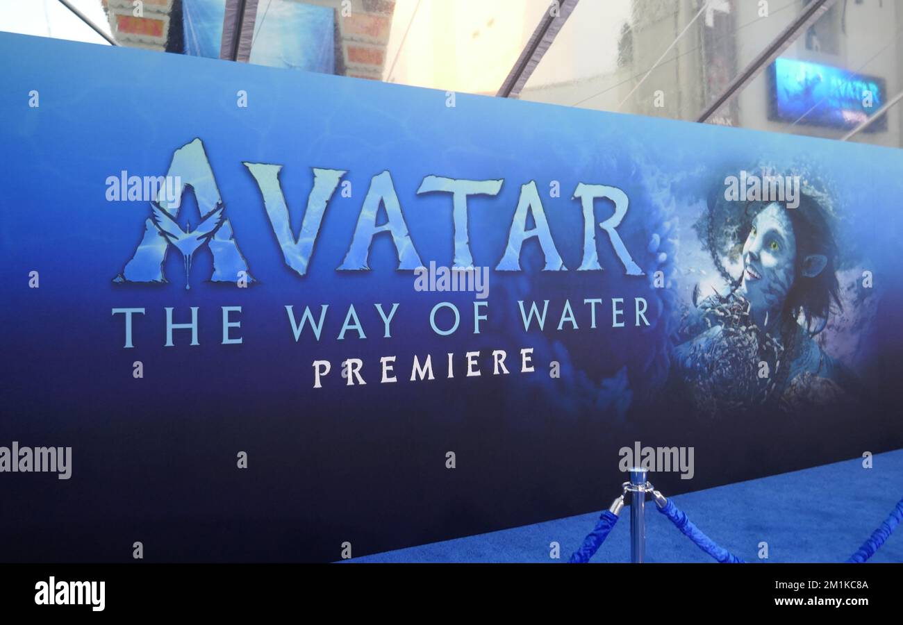 Hollywood, California, USA 12th December 2022 20th Century Studio's 'Avatar 2: The Way of Water ...