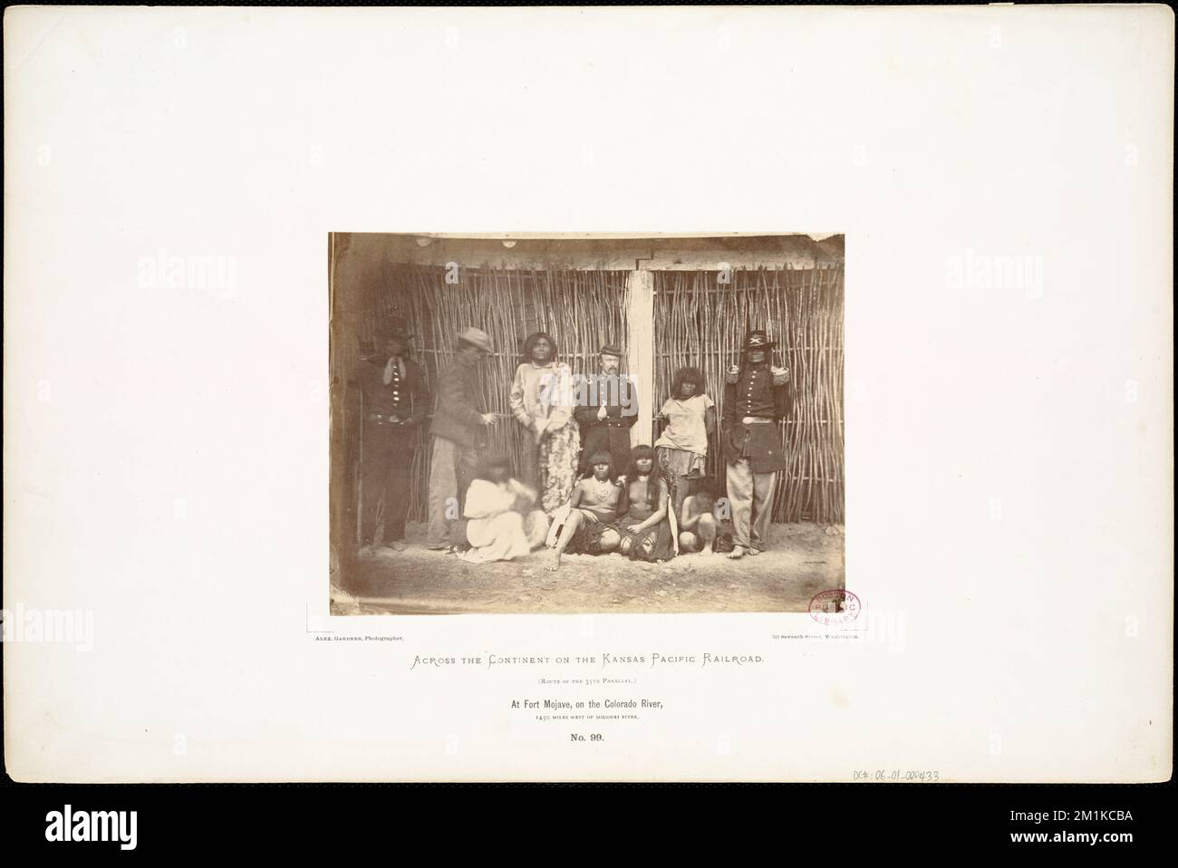 At Fort Mojave, on the Colorado River, 1,450 miles west of Missouri ...