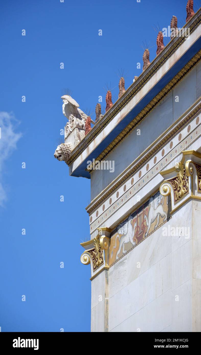 The building of the Academy of Athens, Greece, one of the world's most ...