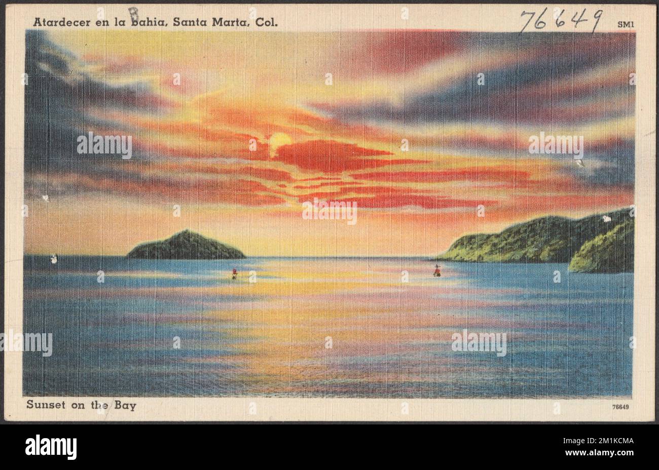 Atardecer et la bahia, Santa Marta, Col. - Sunset on the bay , Bays ...