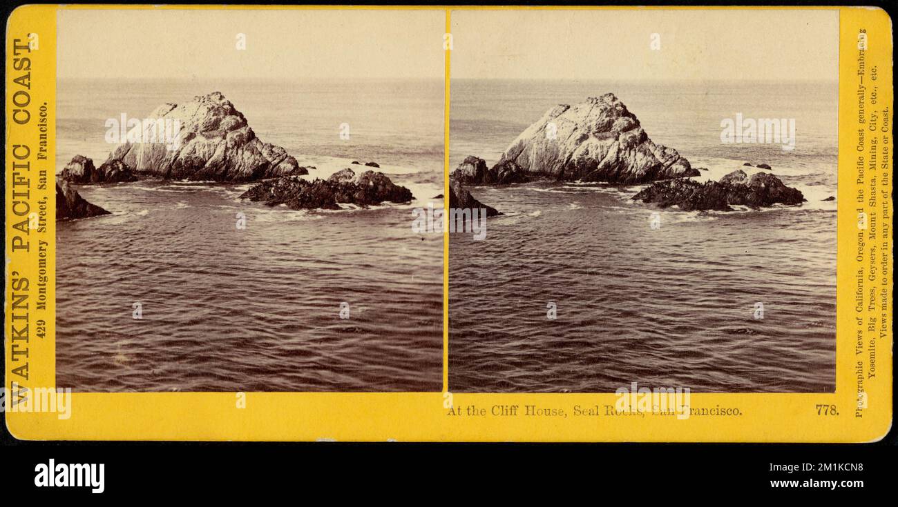 At the Cliff House, Seal Rocks, San Francisco , Oceans, Rocks Stock ...