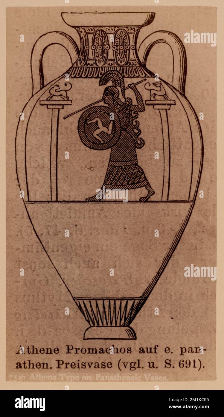 Athena type on panathenaic vases , Antiquities, Vases, Goddesses ...