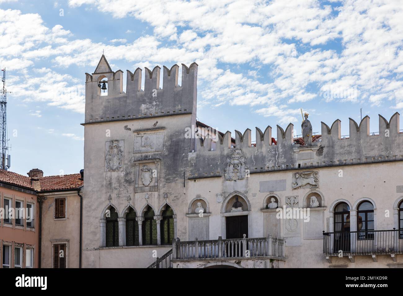 The Praetorian Palace on Tito Square in the heart op Koper's old town ...