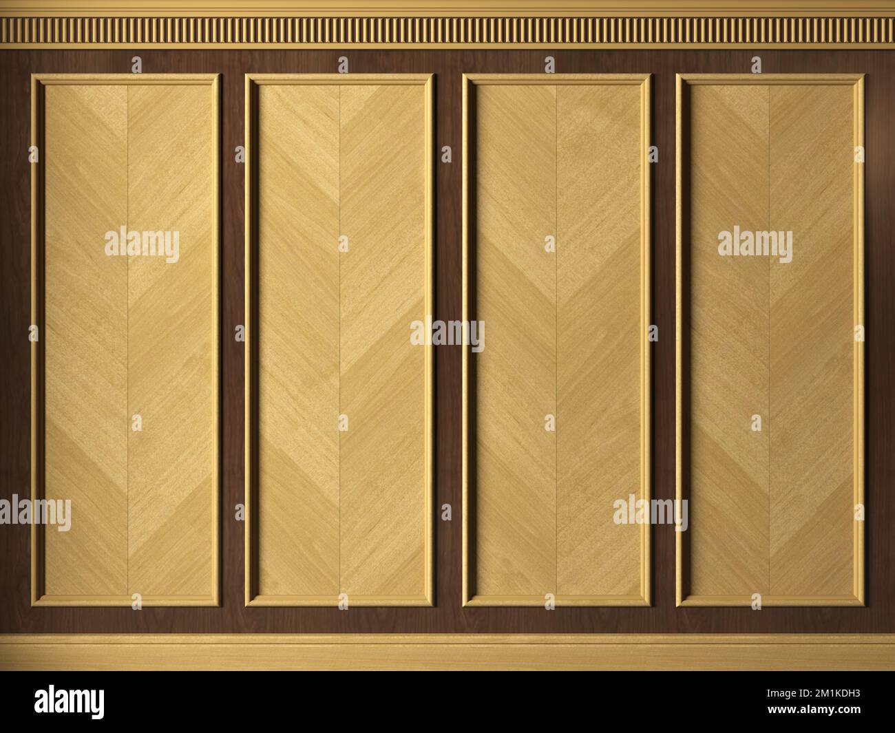 Background wall cabinet wood panels art deco Stock Photo - Alamy