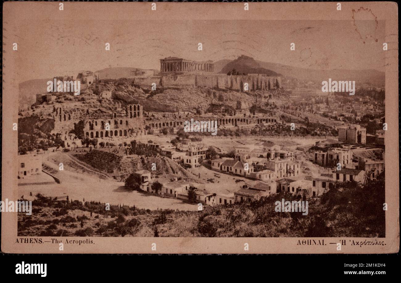 Athens - the Acropolis - Αθηναι - Ή Άκρόπολις , Forts & fortifications ...
