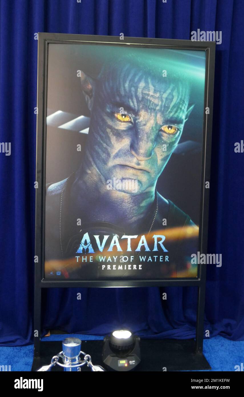 Hollywood, California, USA 12th December 2022 20th Century Studio's 'Avatar 2: The Way of Water ...