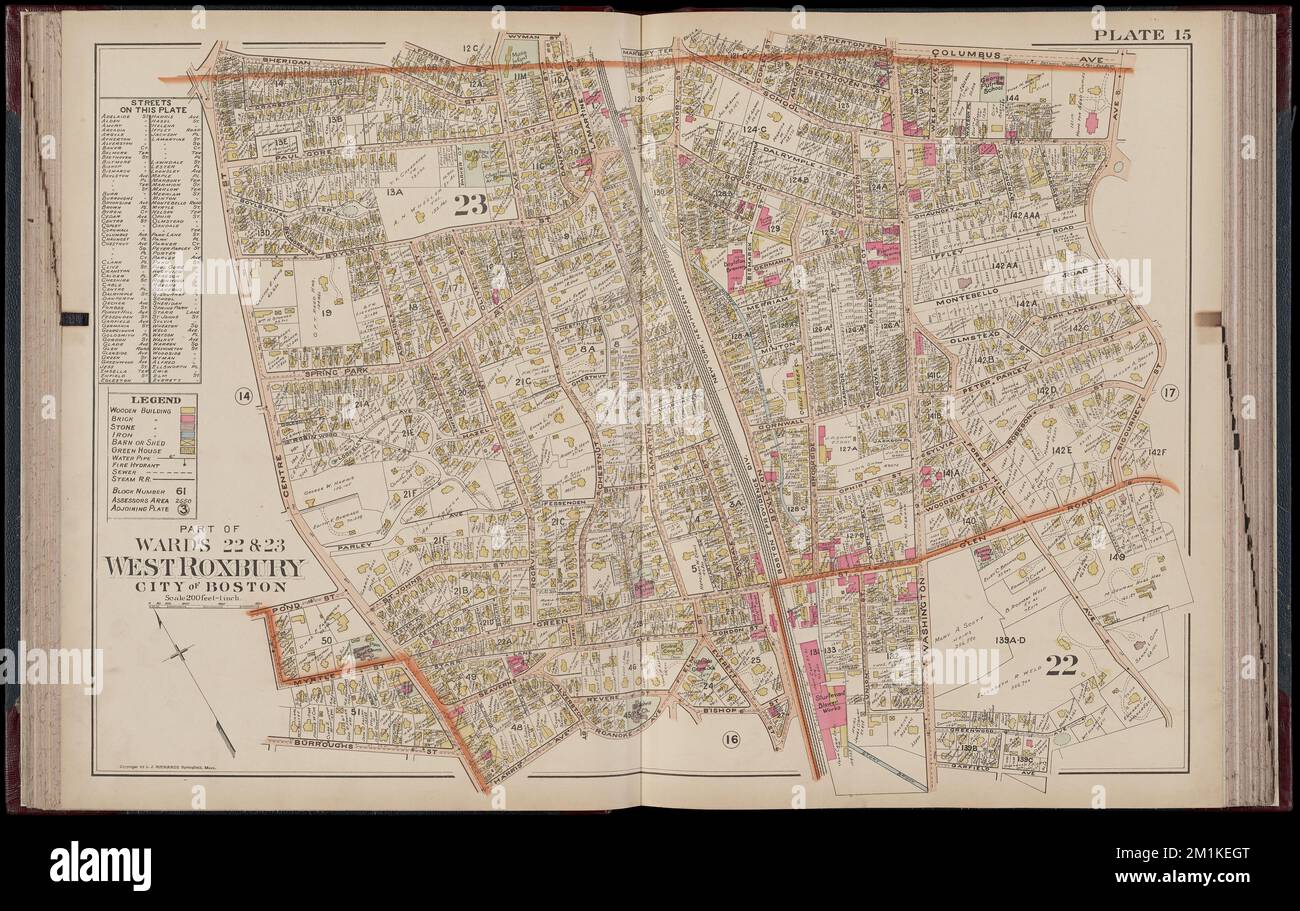 Atlas of Dorchester, West Roxbury and Brighton, city of Boston : plate ...