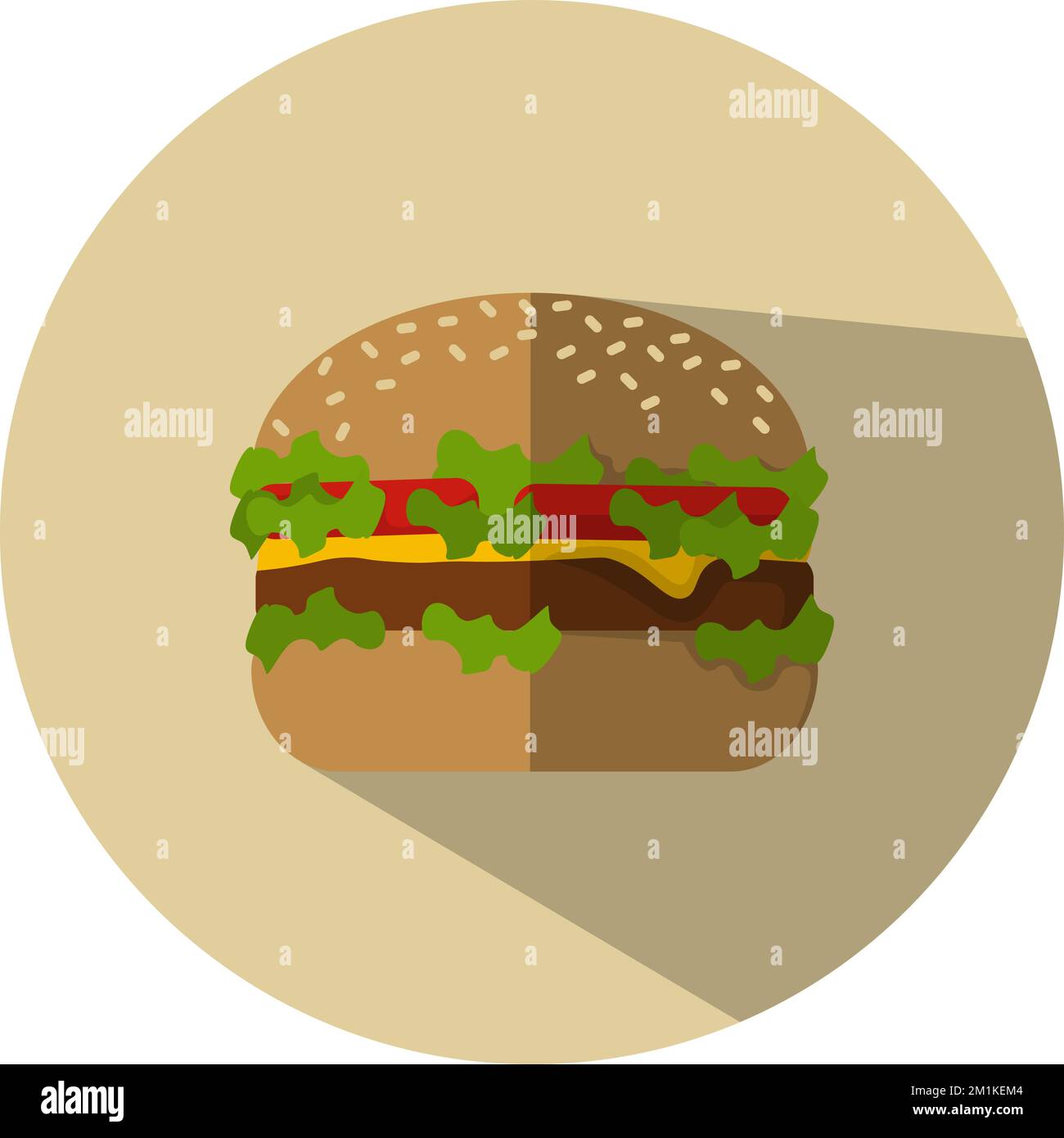 Hamburger cheeseburger meal fastfood Stock Vector Images - Alamy