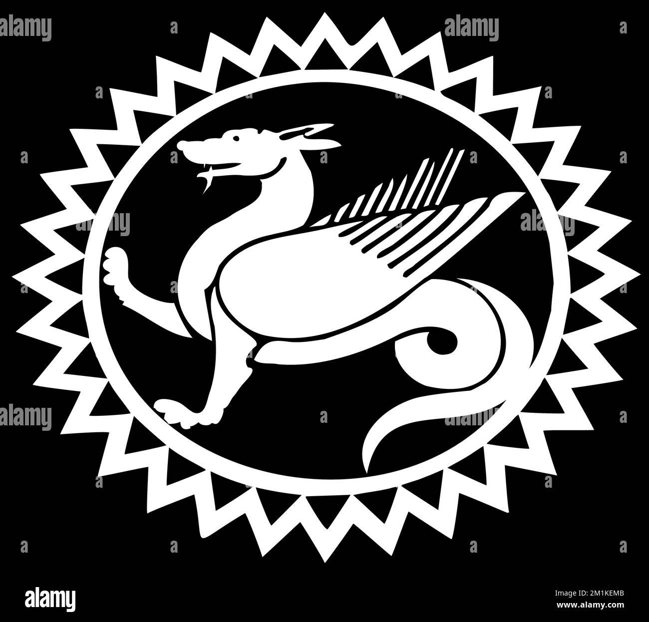 A winged dragon Cut Out Stock Images & Pictures - Alamy