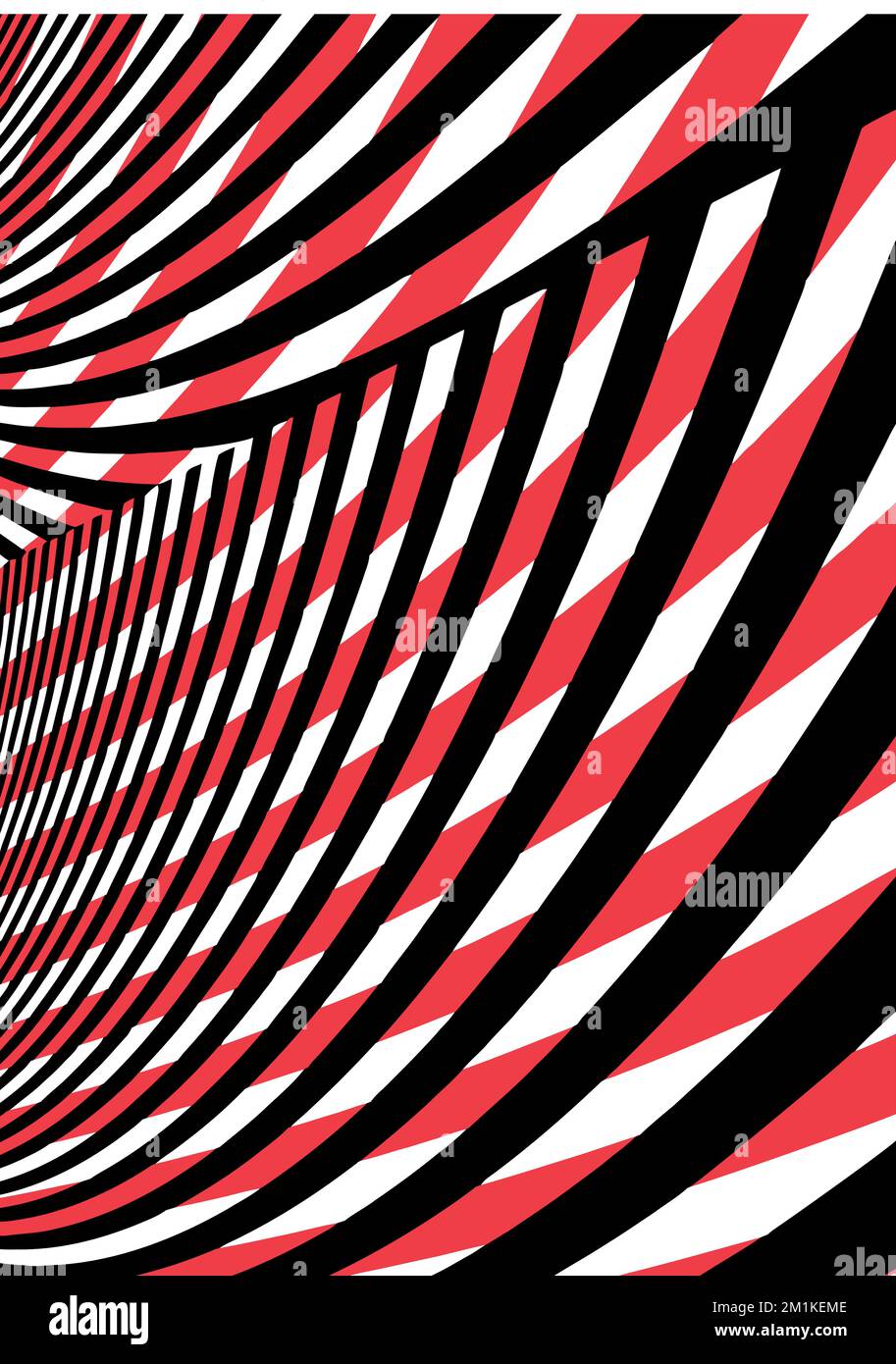 Retro lines perspective background Cut Out Stock Images & Pictures - Alamy