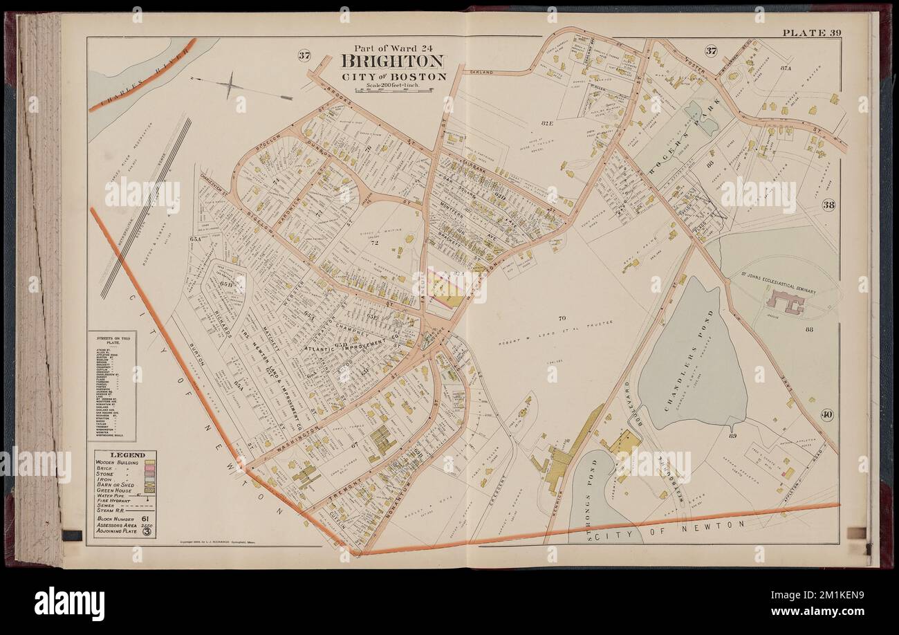Atlas of Dorchester, West Roxbury and Brighton, city of Boston : plate ...