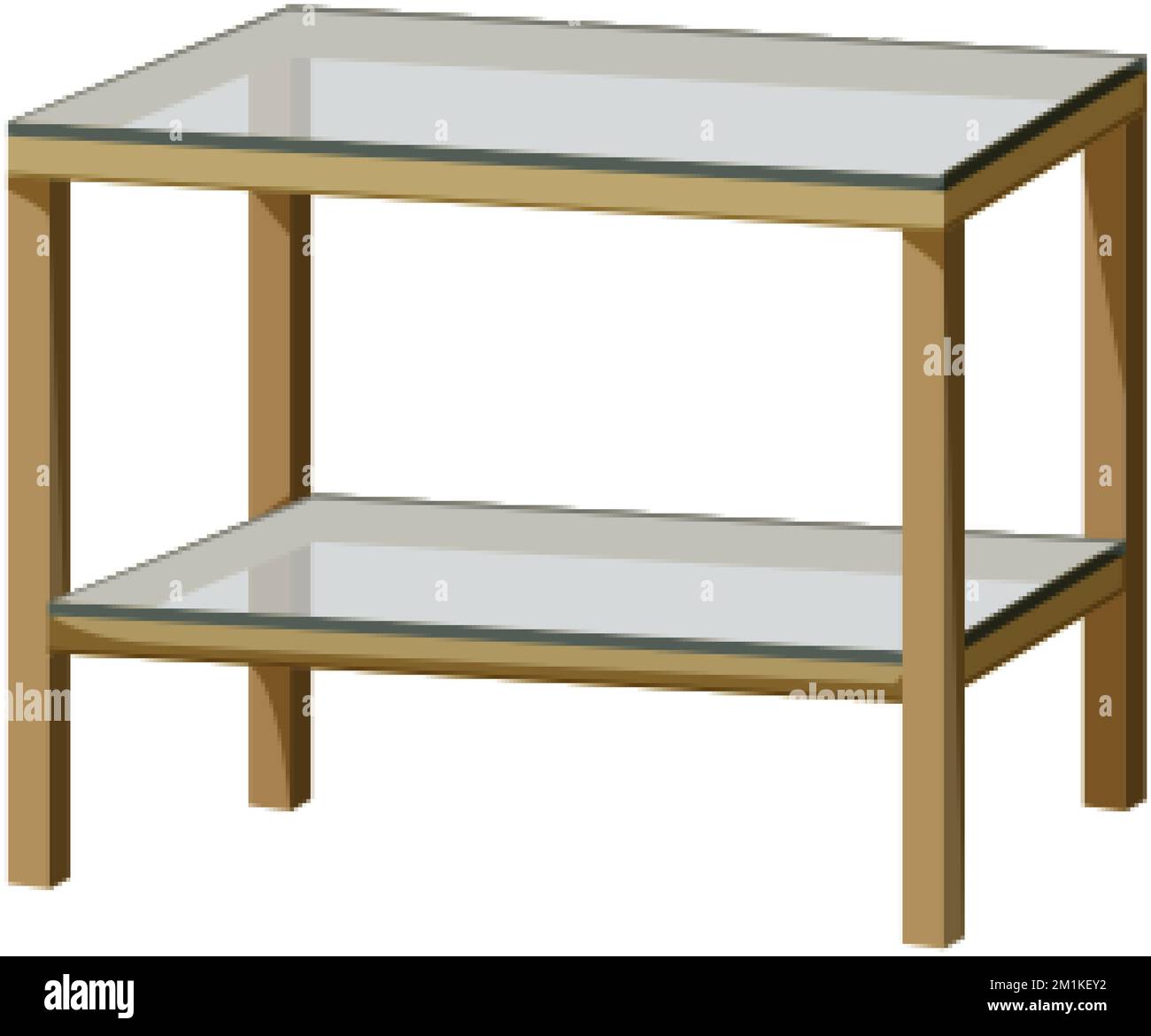 empty glass table cartoon vector illustration Stock Vector Image & Art ...