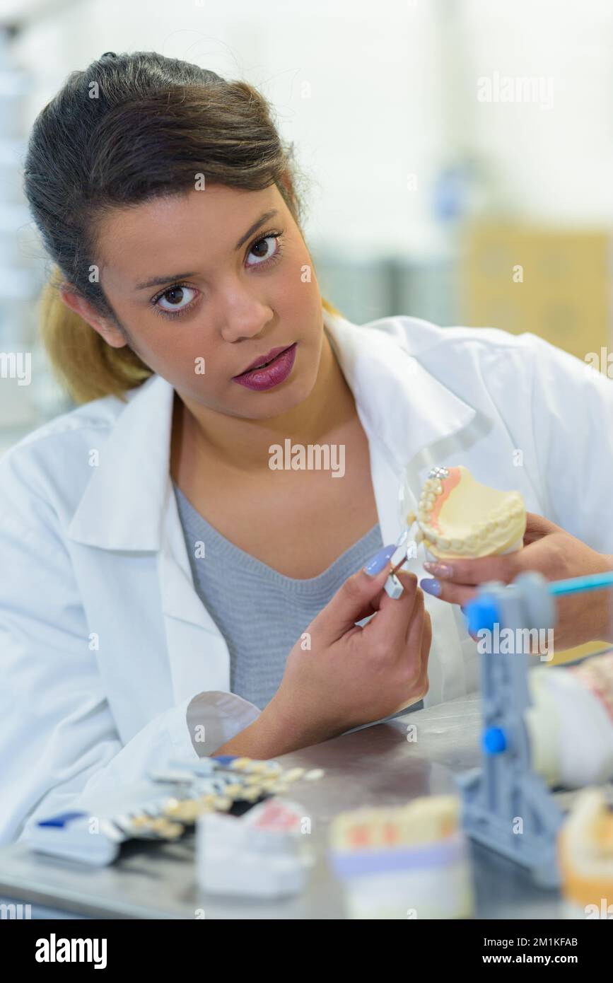 Plaster models of teeth hi-res stock photography and images - Alamy