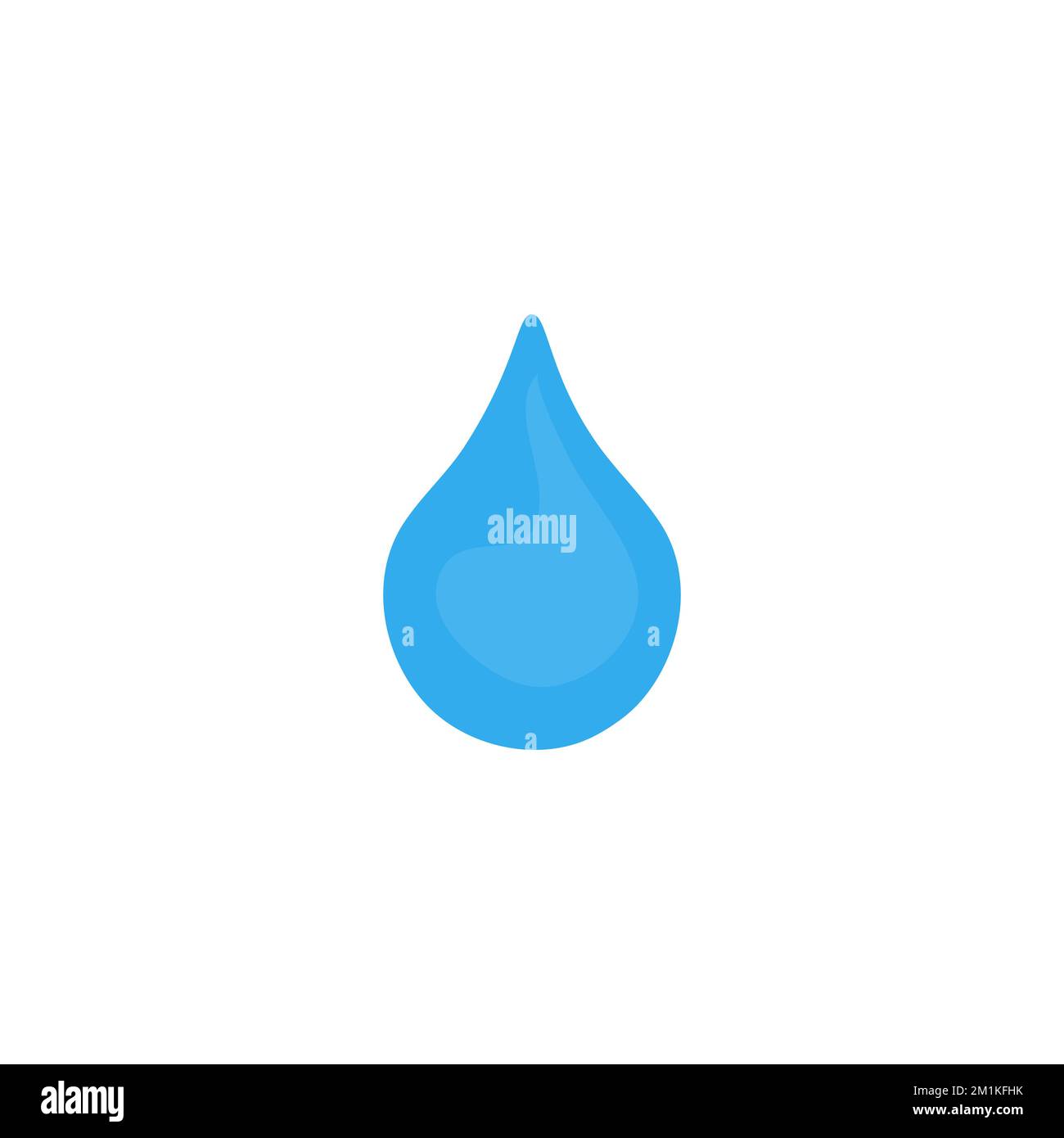 Pure water drop icon for eco concept Stock Vector Image & Art - Alamy