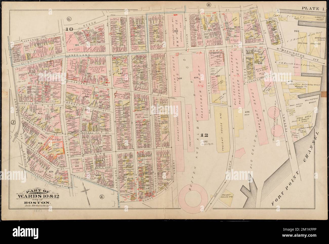 Atlas of the city of Boston : city proper : plate I , Boston Mass ...