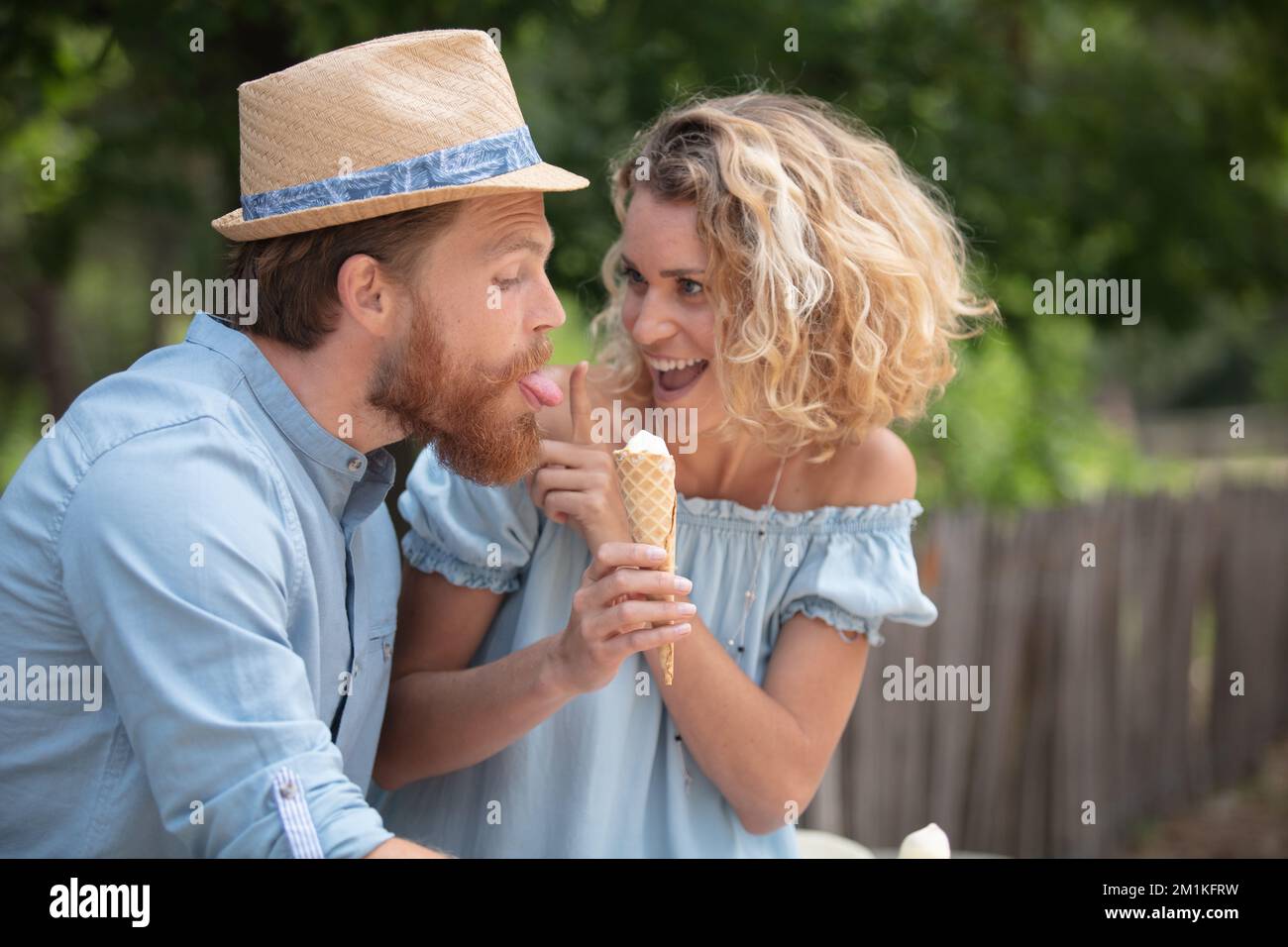 Ice cream sitting on hi-res stock photography and images - Alamy