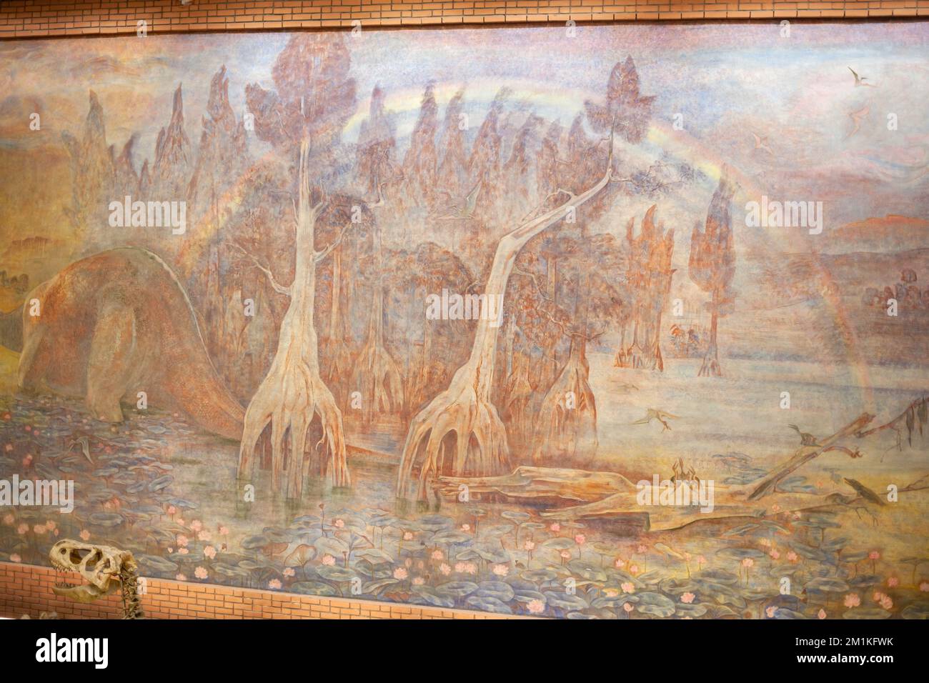 20.11. 2022, Moscow, Russia, Yu.A. Orlov Paleontological Museum ...