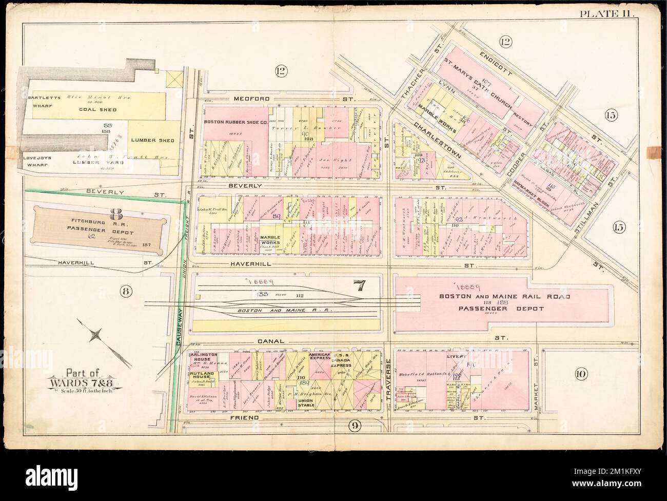 Atlas of the city of Boston : city proper : plate 11 , Boston Mass ...