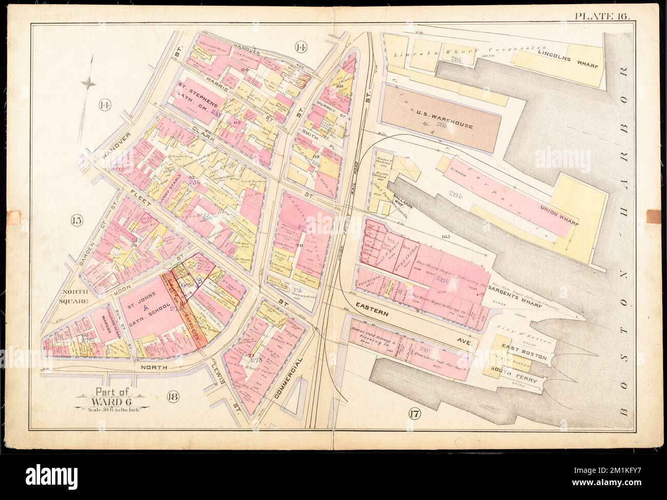 Atlas of the city of Boston : city proper : plate 16 , Boston Mass ...