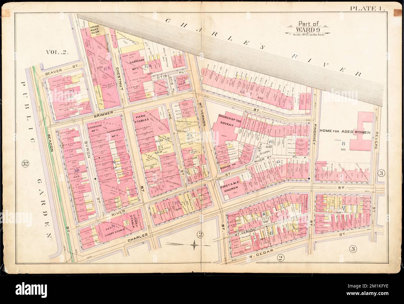 Atlas of the city of Boston : city proper : plate 1 , Boston Mass ...