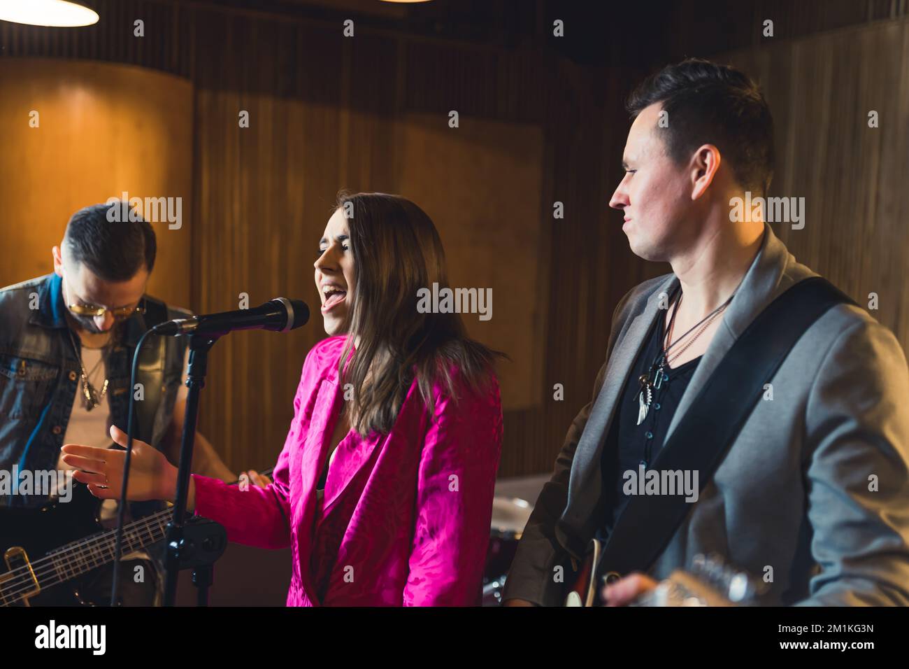 Band recording studio hi-res stock photography and images - Alamy