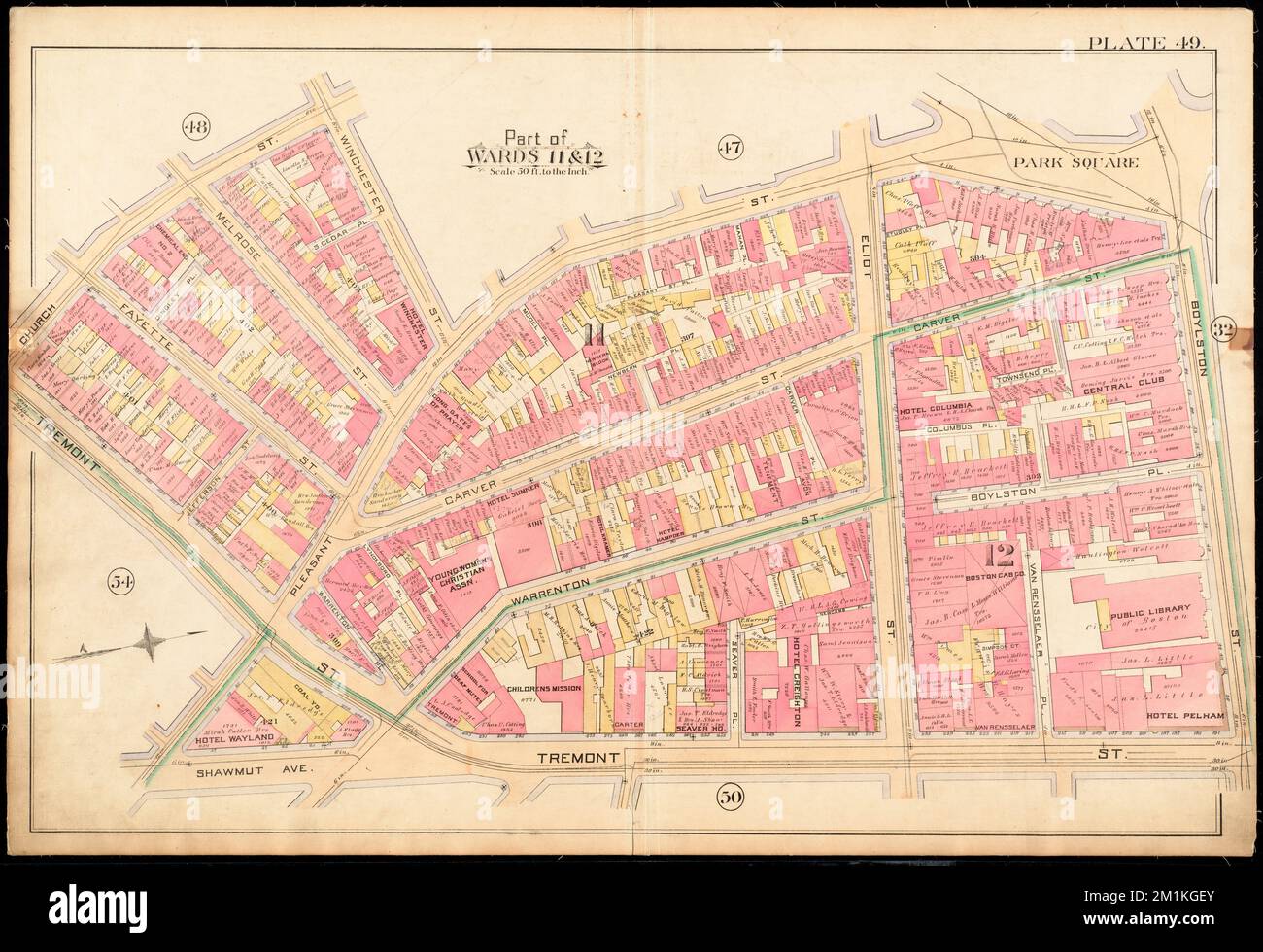 Atlas of the city of Boston : city proper : plate 49 , Boston Mass ...