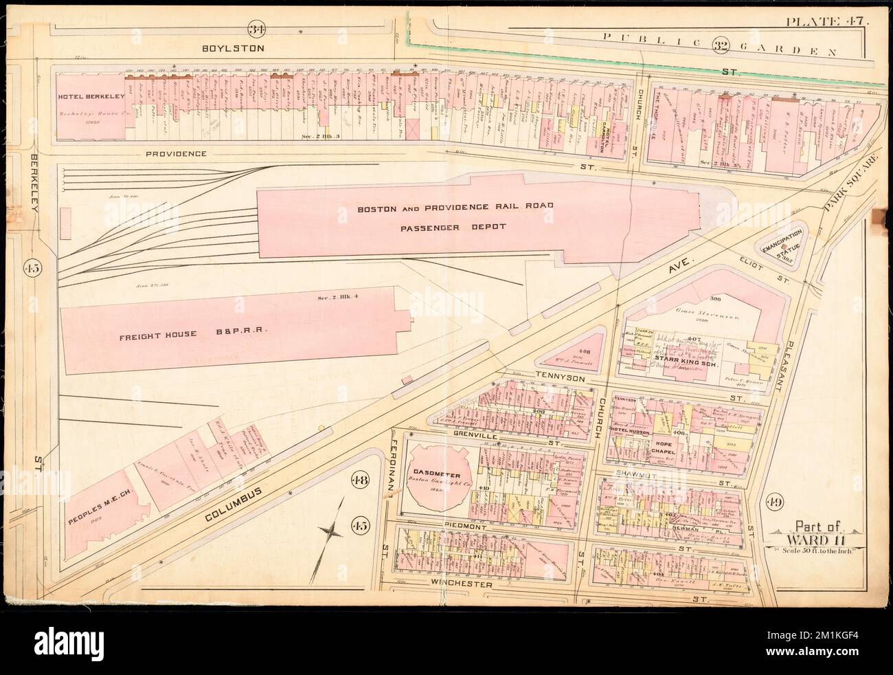 Atlas of the city of Boston : city proper : plate 47 , Boston Mass ...