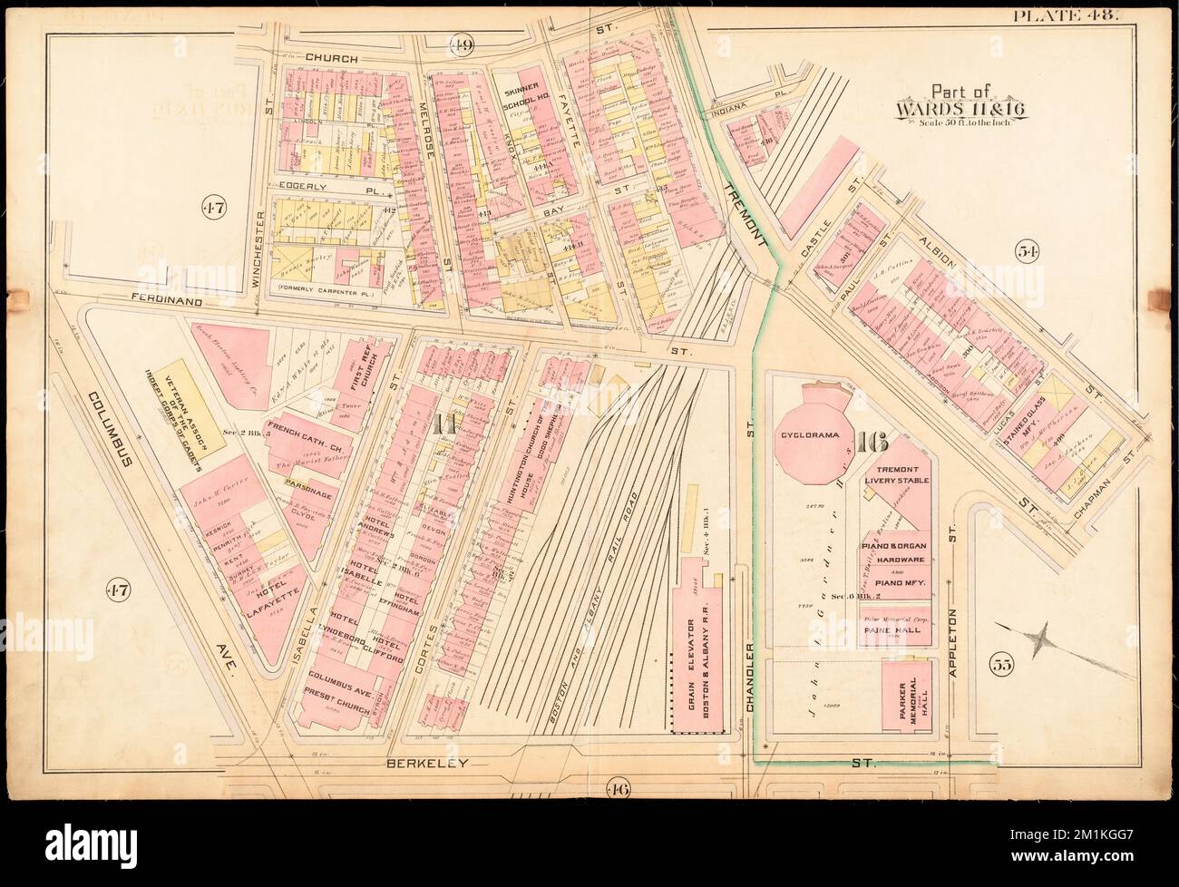 Atlas of the city of Boston : city proper : plate 48 , Boston Mass ...