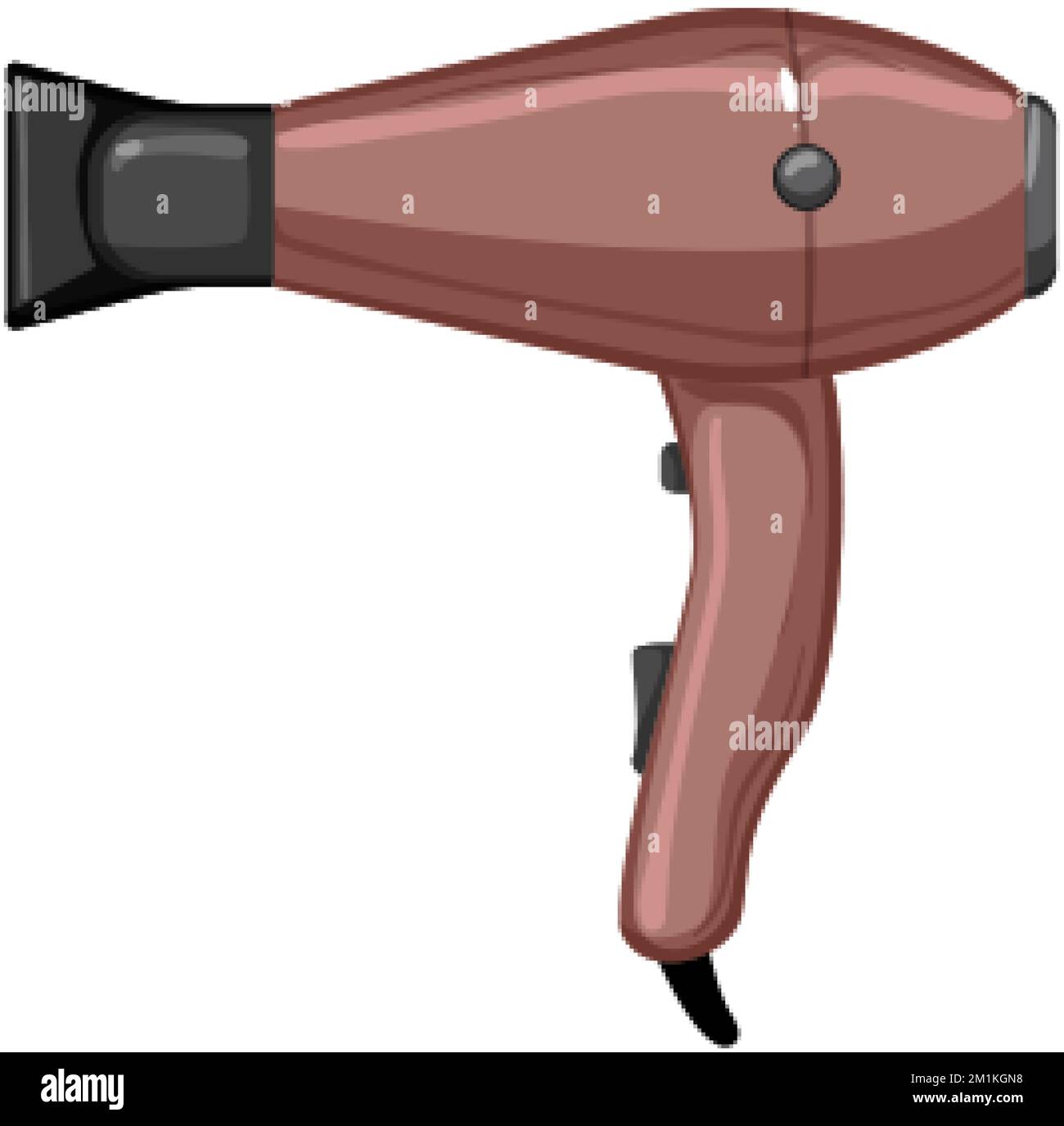 woman hair dryer cartoon vector illustration Stock Vector Image & Art ...