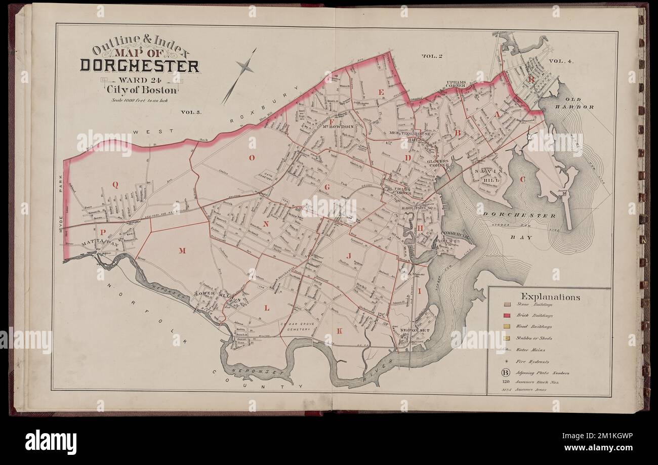 Atlas of the city of Boston : Dorchester : volume three : from actual ...