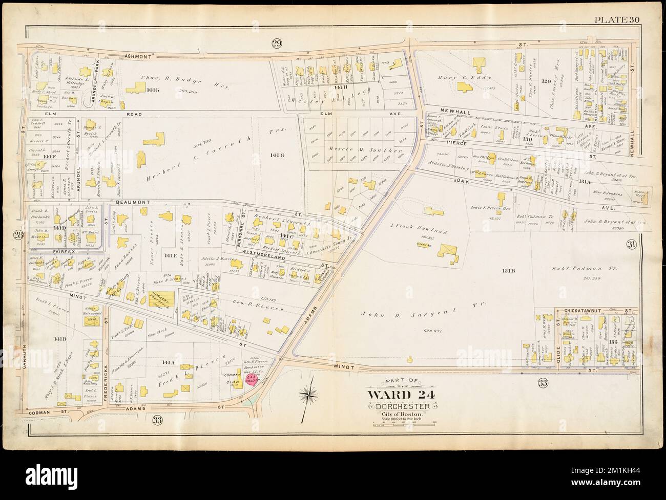 Atlas of the city of Boston : Dorchester, Mass. : plate 30 , Boston ...