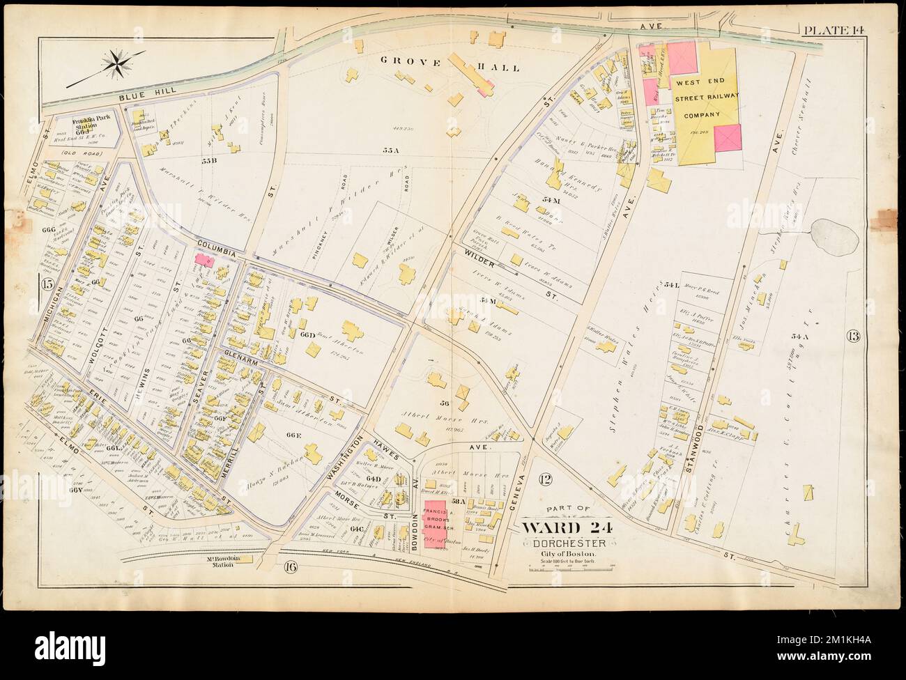 Atlas of the city of Boston : Dorchester, Mass. : plate 14 , Boston ...